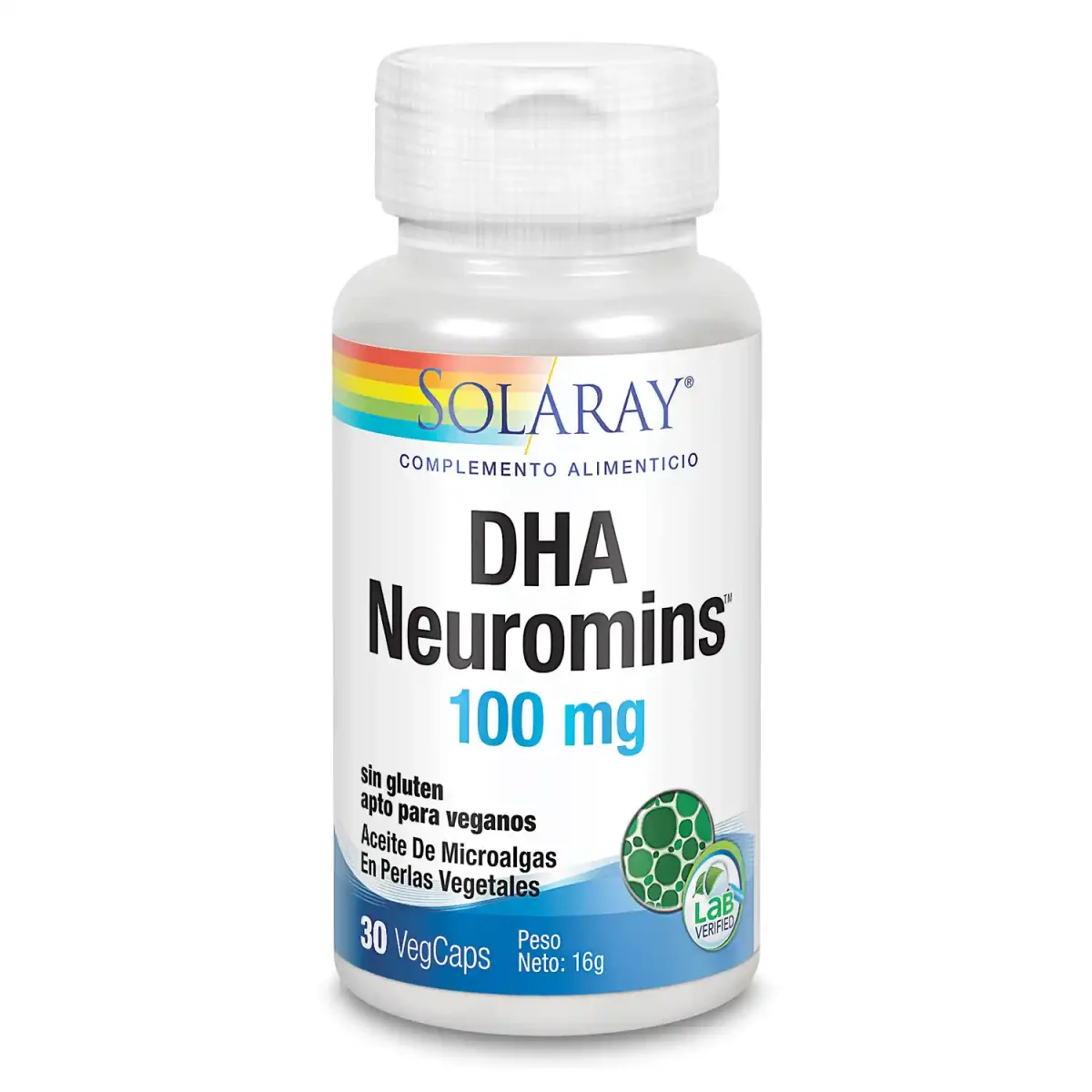 Dha Neuromins 100mg 30 perlas Solaray ֎ Vivo Natural