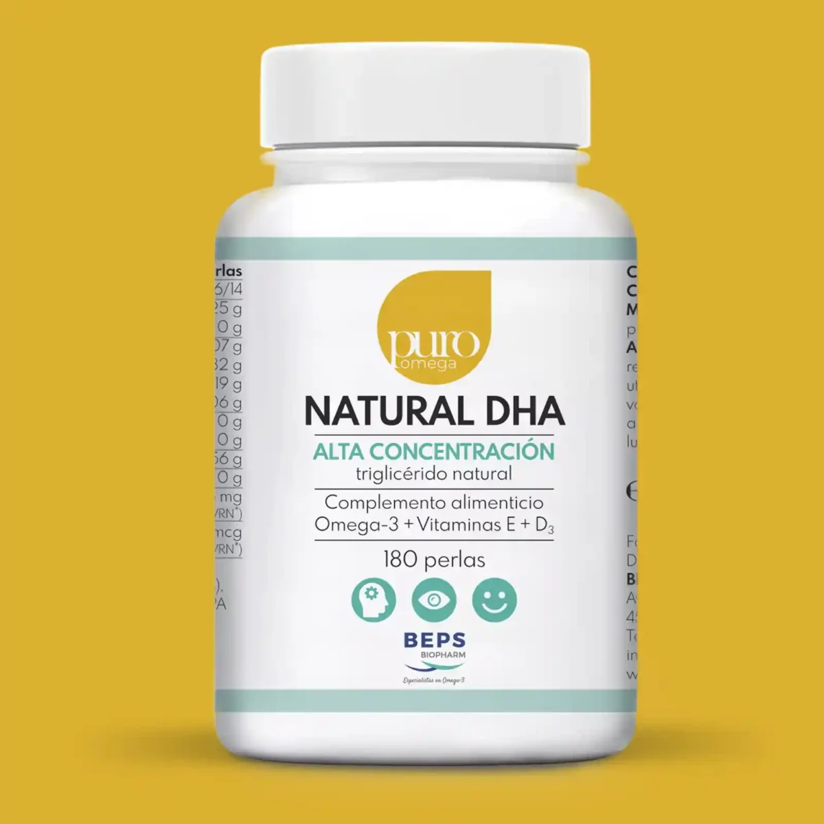 Natural DHA Alta Concentración Puro Omega ֎ Vivo Natural