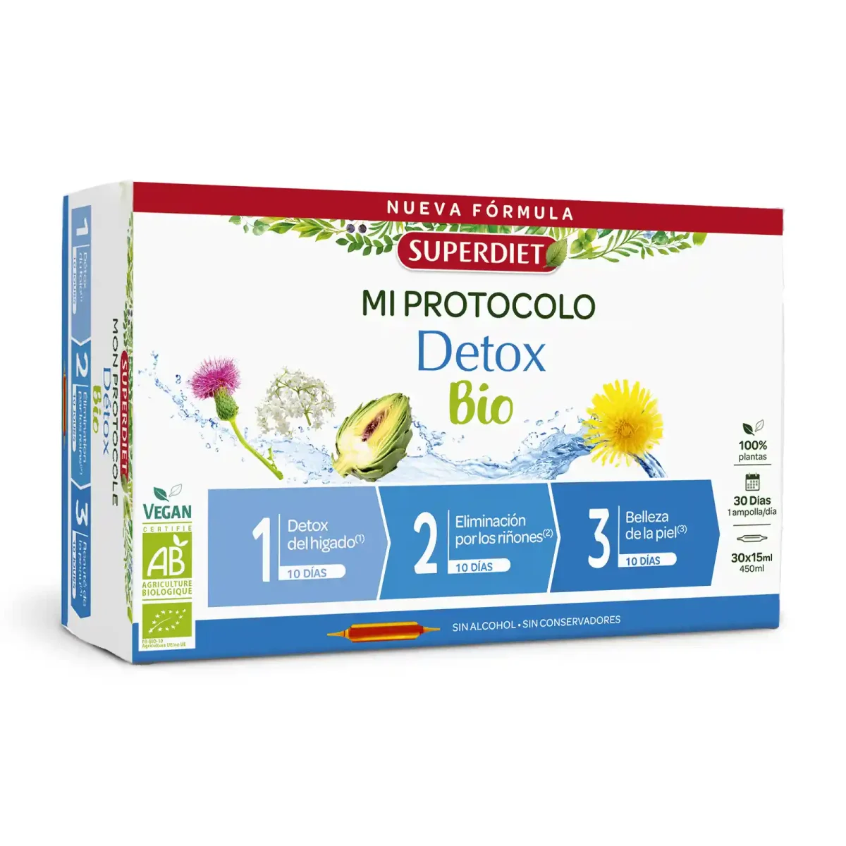Protocolo Detox Superdiet 30 viales ֎ Vivo Natural