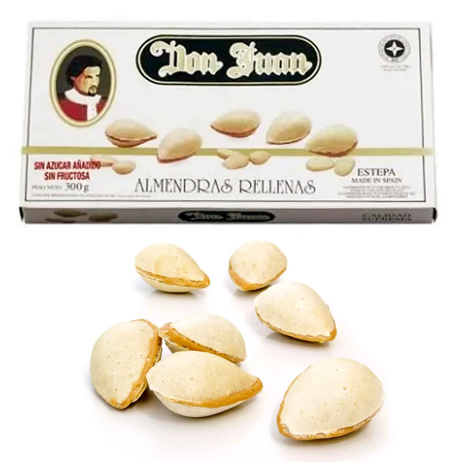 Almendras Rellenas sin azúcar Don Juan 300 gr ֎ Vivo Natural